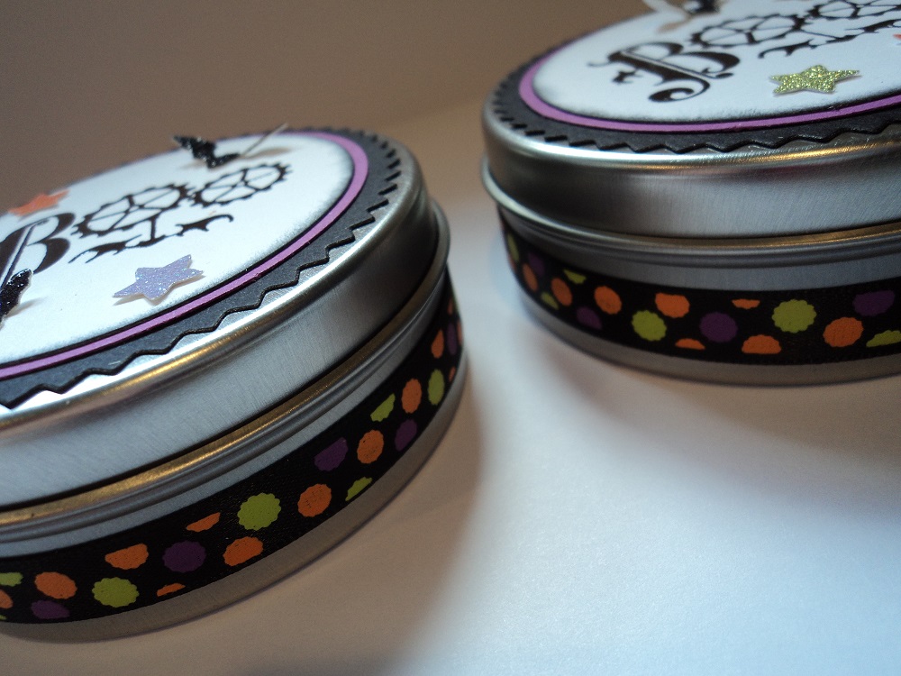 Card Corner by Candee: BOO Candy Tin Treat Holder