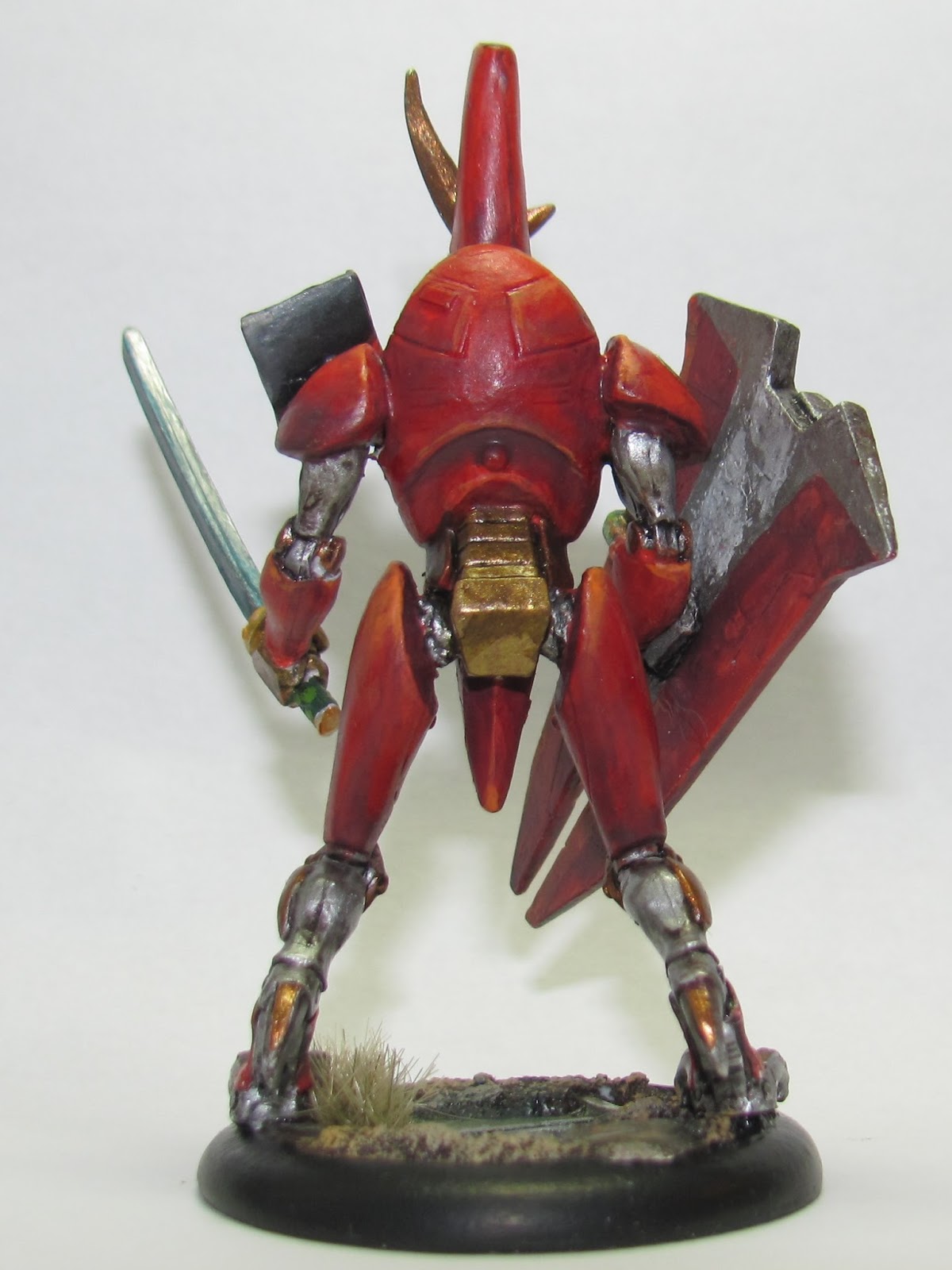Lead and Paint: Urban War: Oni Class Shogun Battlesuit with Katana