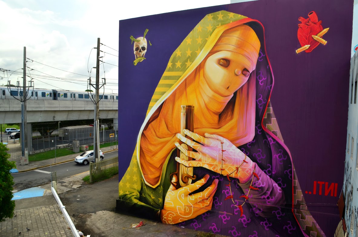 INTI New Mural For Los Muros Hablan ’13 – San Juan, Puerto Rico ...