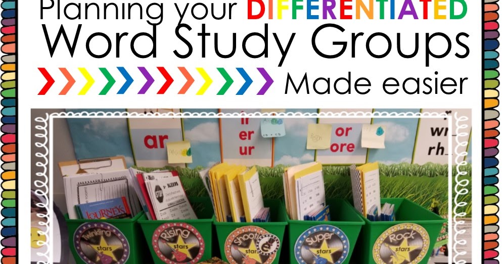 The K Files: Words Their Way, OUR way Part 3: Planning for ...