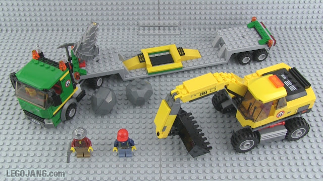 LEGO City Excavator Transport 4203 REVIEW!