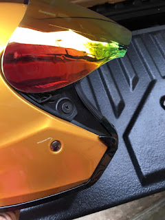 SHOEI JACK FORCE 2 (KUNING) - HELMET COPY ORI