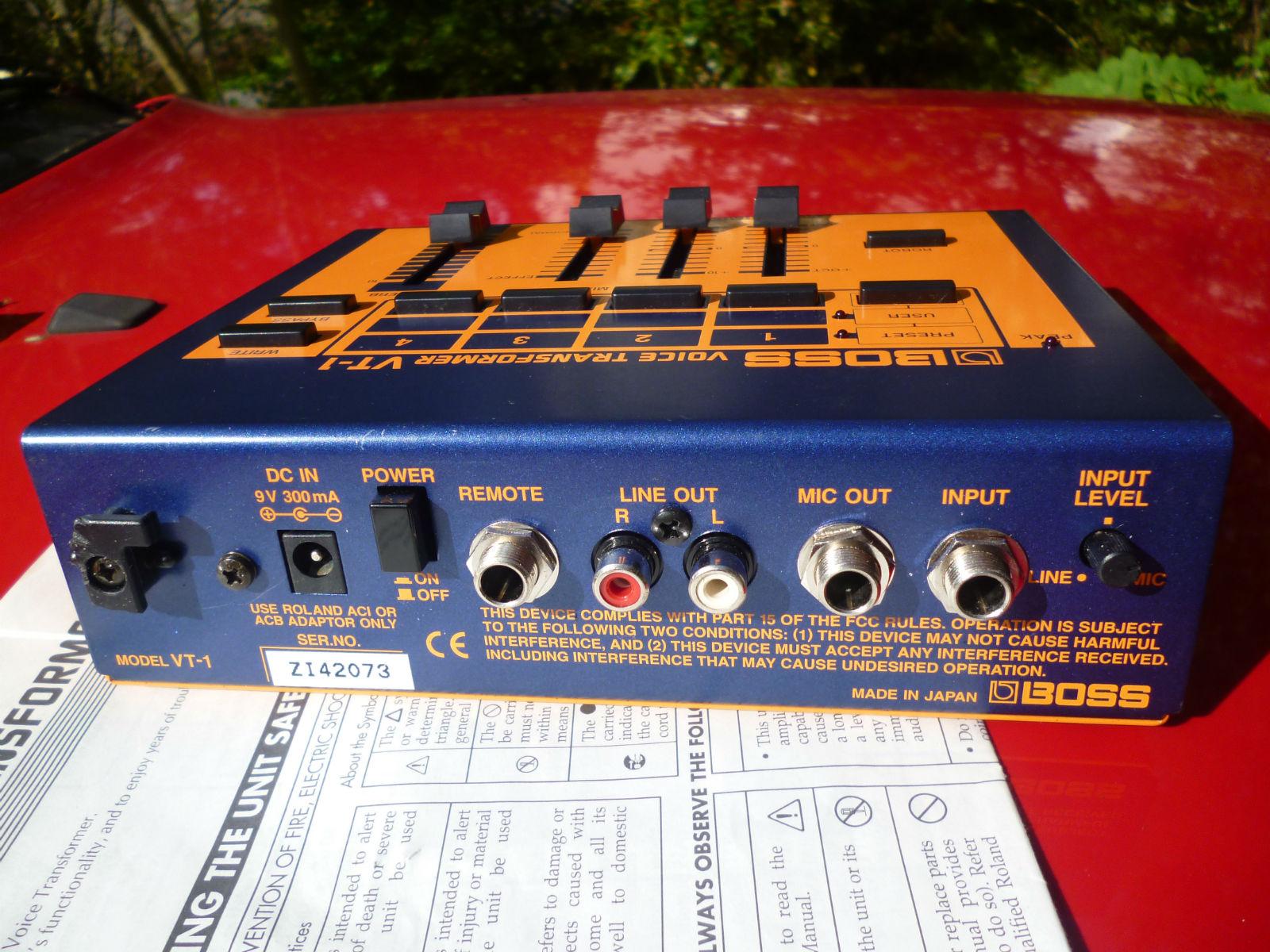 MATRIXSYNTH: Vintage Boss VT-1 Voice Transformer with Orange Roland Case