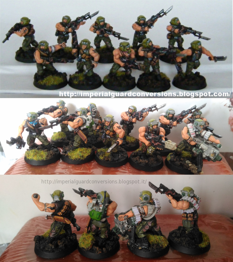 Imperial Guard Hobby: Catachan Land Sharks 2: updating Mechanized Squad