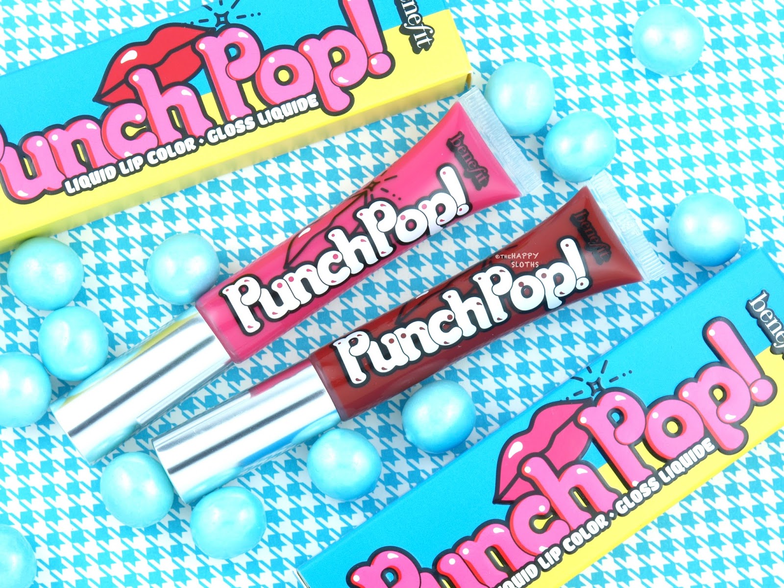 Benefit Punch Pop! Liquid Lip Color: Review and Swatches | The Happy ...