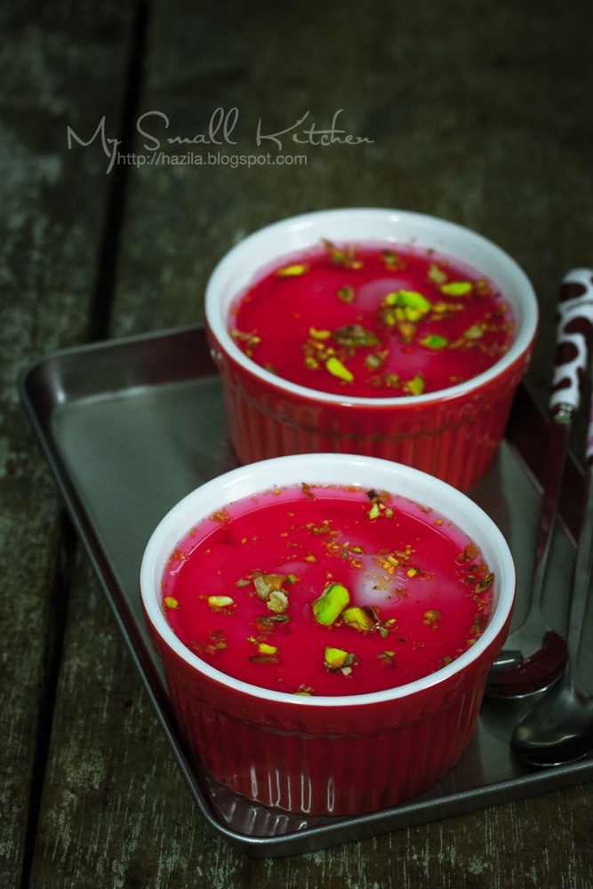 My Small Kitchen: Rose Water Pudding