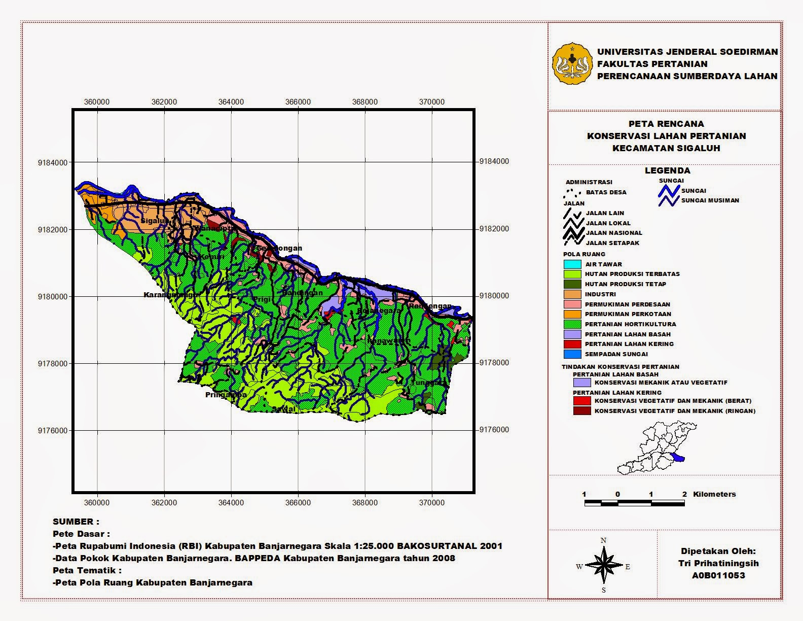 Life is a challenge...": Peta Rencana Konservasi Lahan Pertanian ...