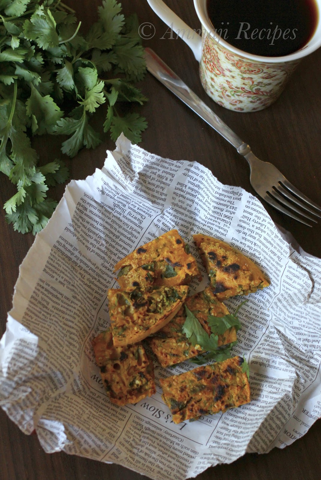 Kothimbir Vadi / Kothimeera vadalu | Indian Food Recipes | Ammaji Kitchen