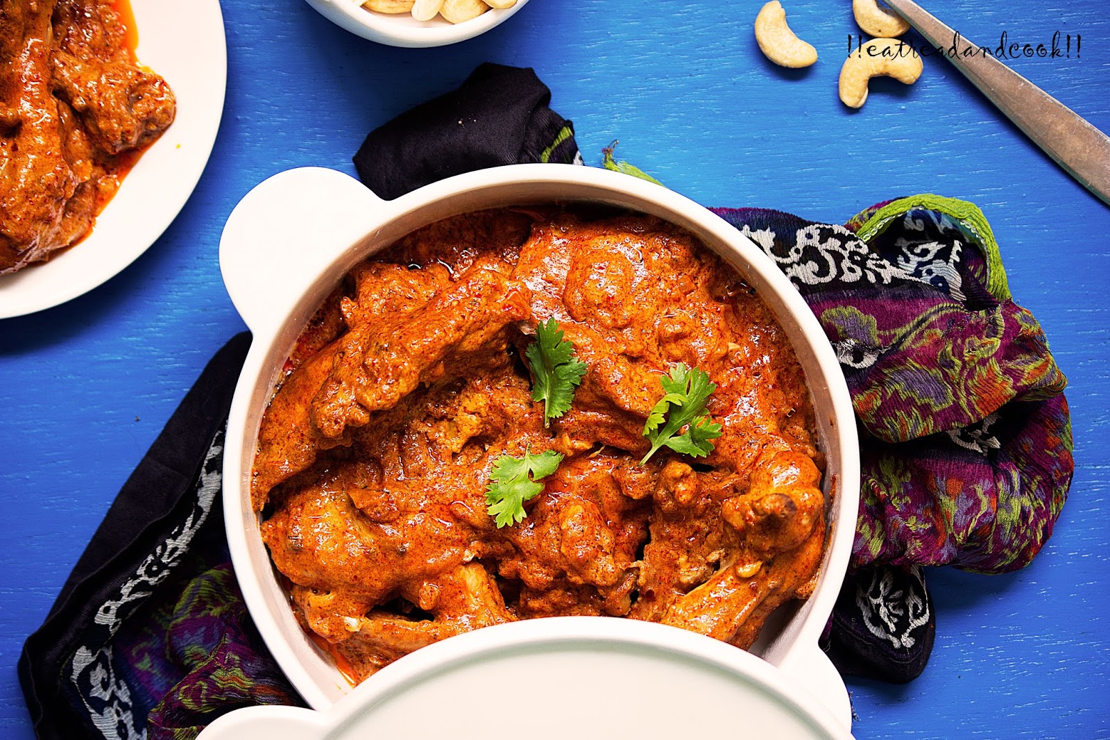 Parsi Cashew Chicken / Murghi Ma Kaju