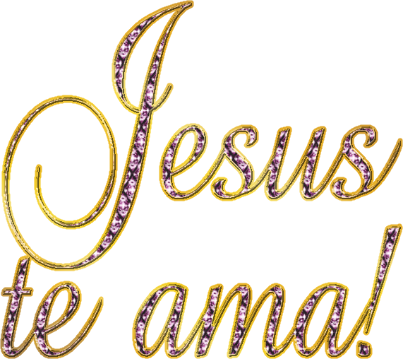 Alfabeto Decorativo Jesus Te Ama