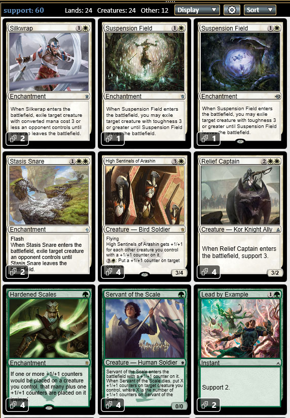 Magic the Gathering Adventures: [Standard] White Green Support
