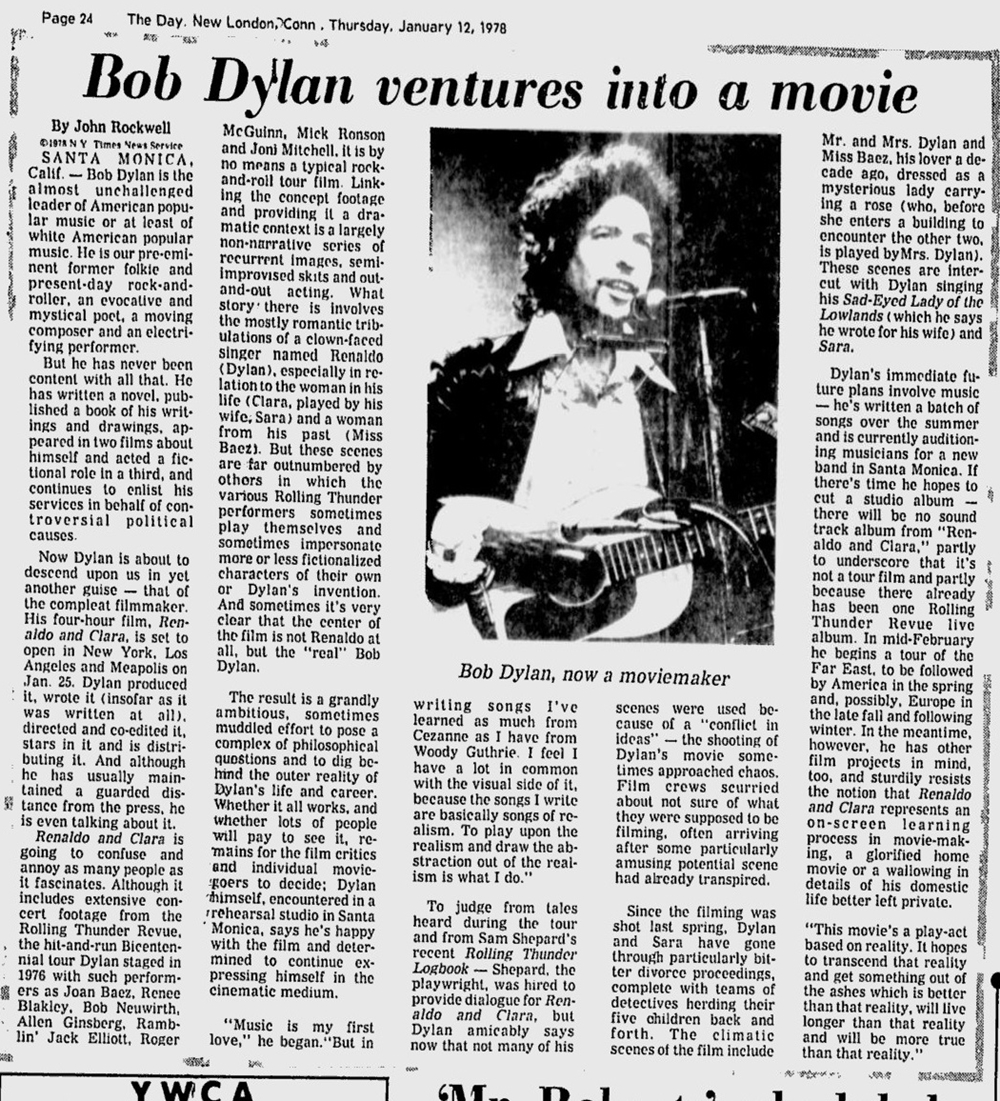 14 Old , Bob Dylan Newspaper Clippings (Part -2) - NSF News