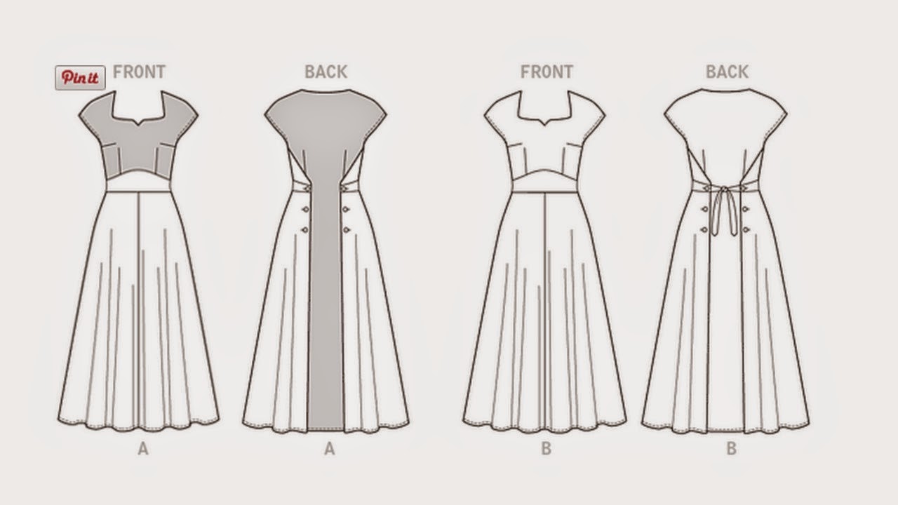 Pintucks: New Vintage Pattern Review: Butterick 6212 Pop Over Dress