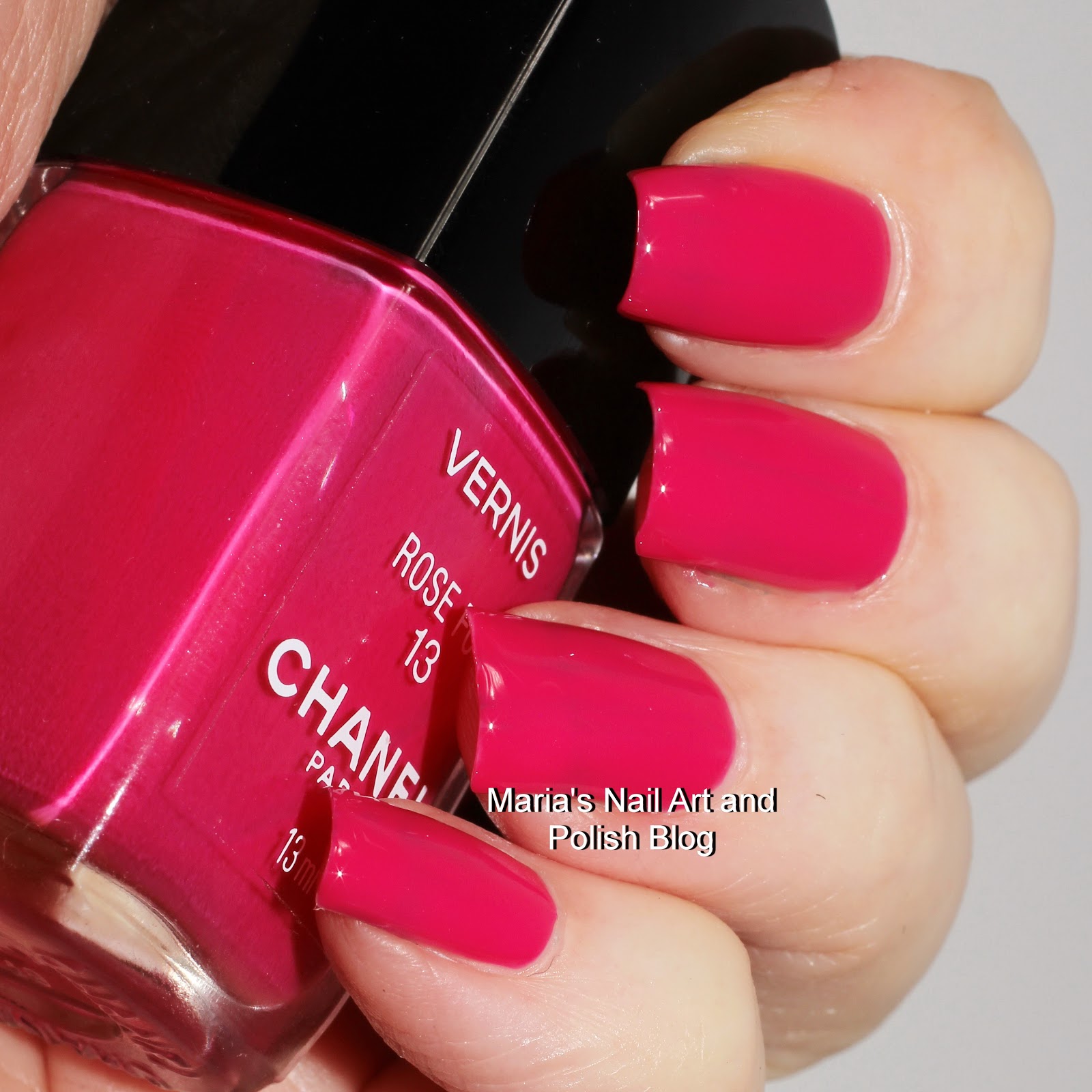 Marias Nail Art and Polish Blog: Chanel Rose Fou 13 swatches