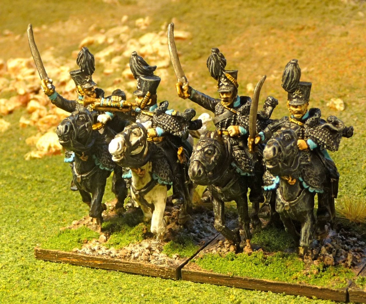 Analogue Hobbies: From JohnM: 28mm Napoleonic Brunswick Hussars ...