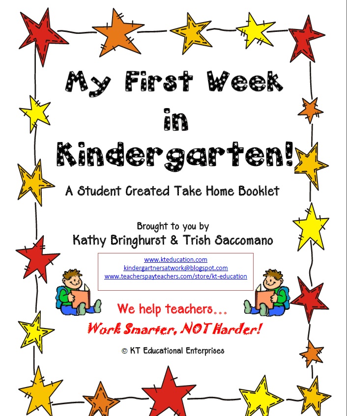 Kindergartners At Work First Week Of School Booklet September Activities kindergartners-at-work-first-week-of-school-booklet-september-activities