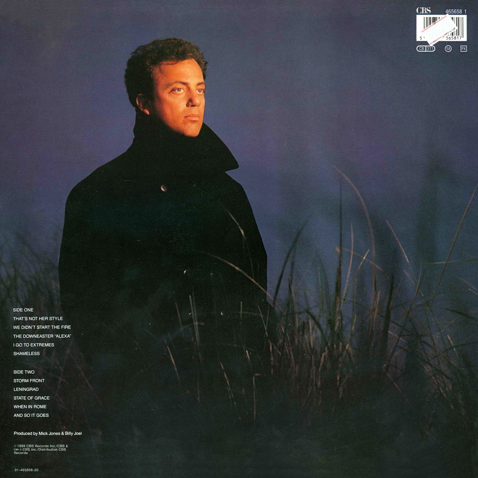 1989 Storm Front - Billy Joel - Rockronología