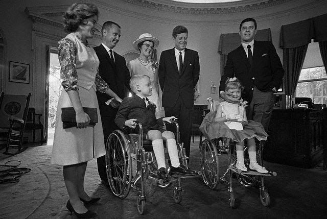 What Price Fame?: Jerry Lewis with His Kids with President Kennedy