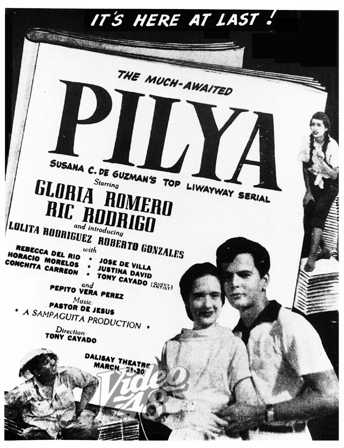 Video 48: THE FIFTIES # 195: GLORIA ROMERO AND RIC RODRIGO IN "PILYA ...