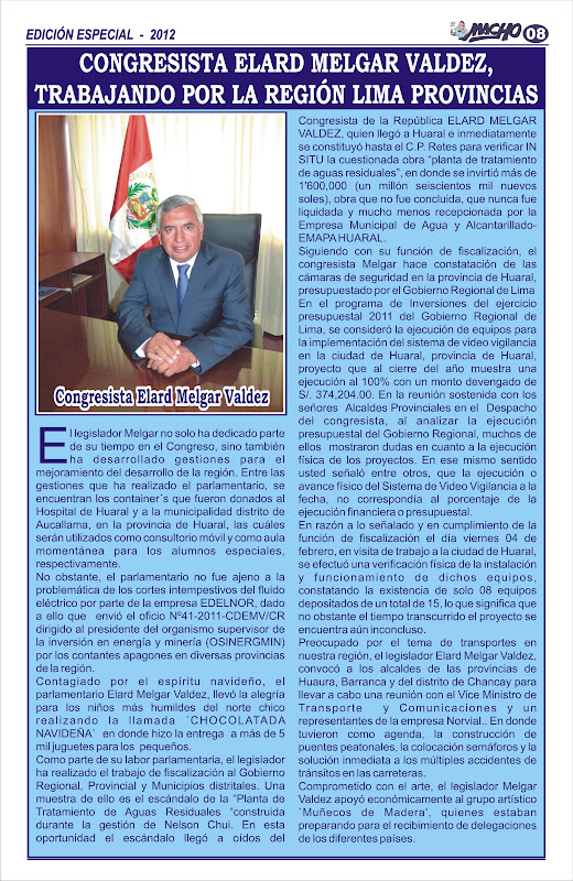 C.I.H.P.: REVISTA "EL MACHO" EDICIÓN ESPECIAL - 2012