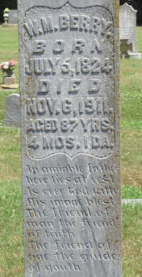 Berry History: William Martin "Billy" Berry (1824-1911)