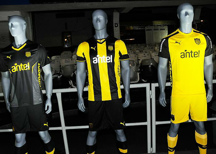 Puma Peñarol 2014 Home, Away and Third Kits Released - Footy Headlines