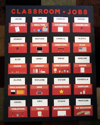 the things hannah loves: TEACHERS! Classroom Jobs Poster Printables!