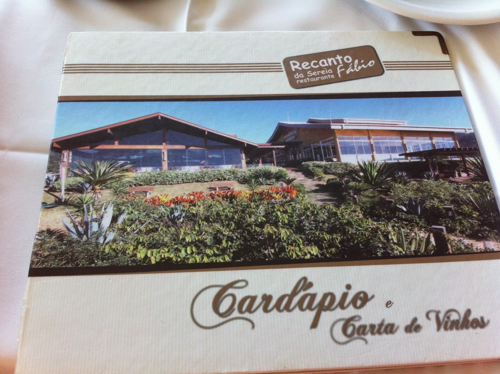 Menu Floripa: Recanto da Sereia Fábio