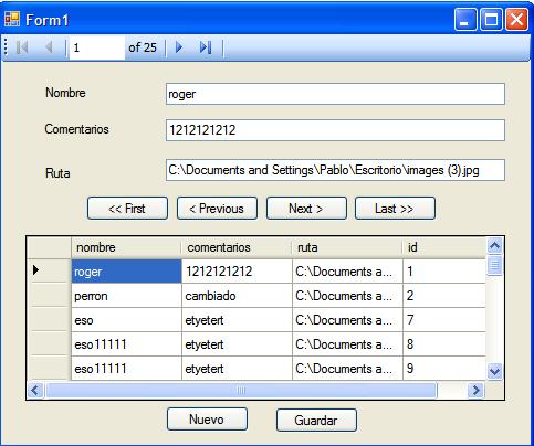 Uso del CommandBuilder ~ PABLETORETO