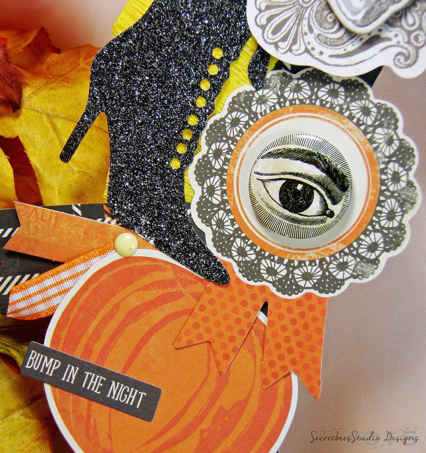 Secretbees Studio: 'Something Wicked' Wreath!