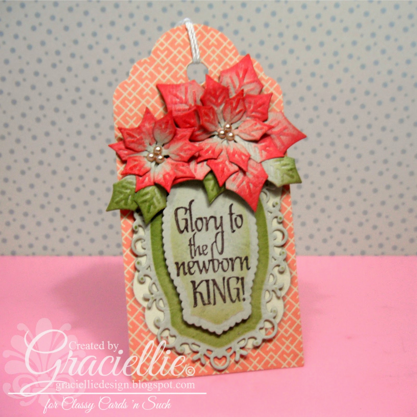 Classy Cards 'n Such: CCNS Challenge #61 Christmas Tags