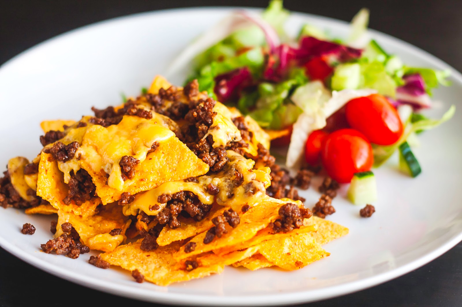 Mad & Søde Sager: Nachos med oksekød og cheddar ost