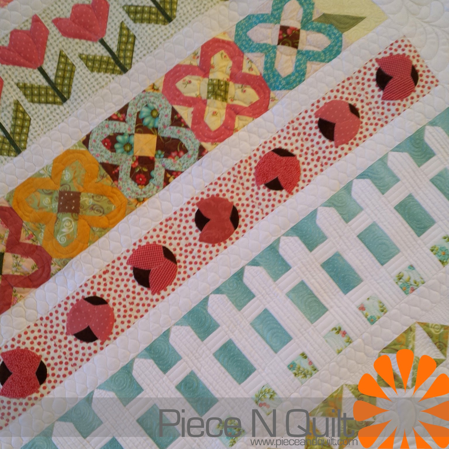 Piece N Quilt: An Adorable Row Quilt