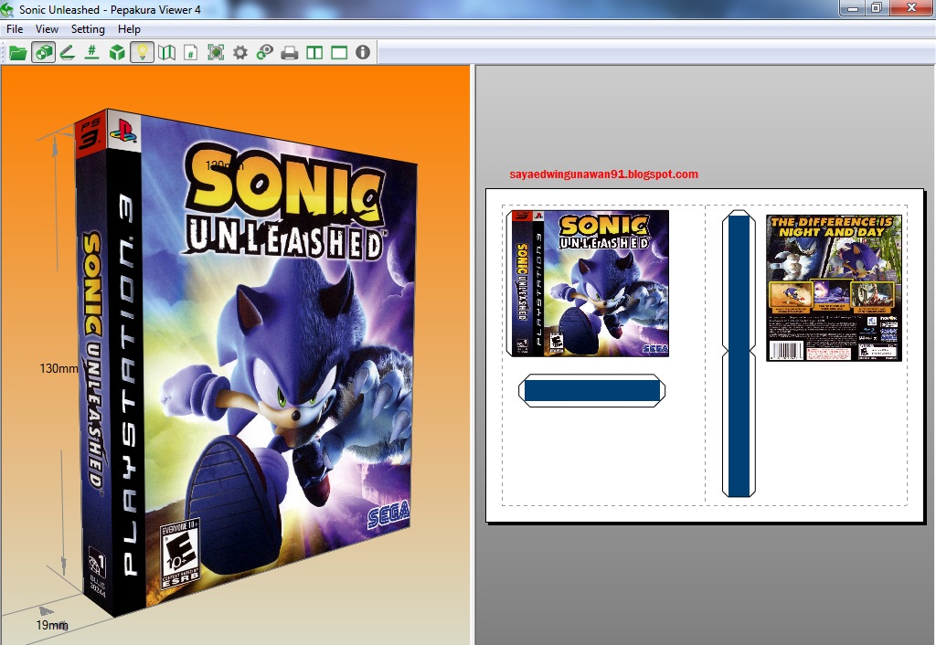 Our World: Papercraft Cover Playstation 3