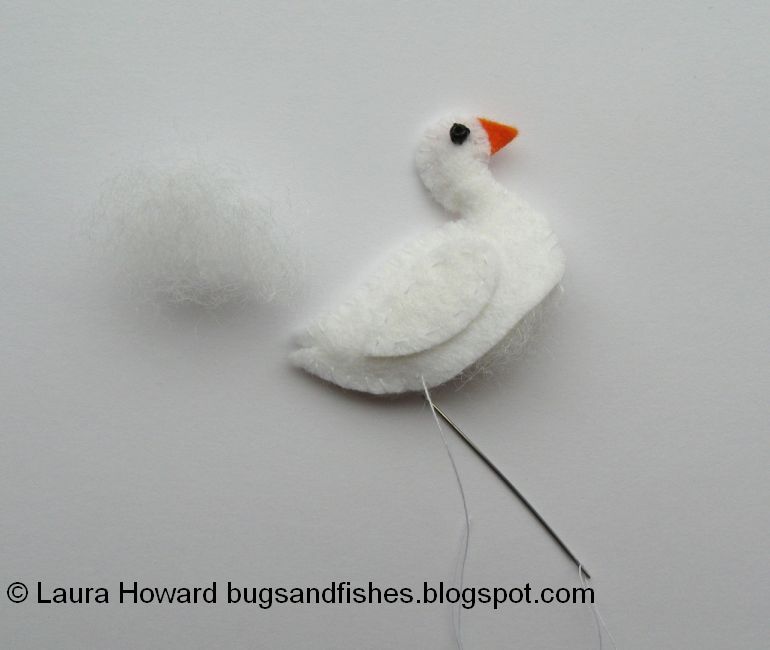 Bugs and Fishes by Lupin: How To: Make Mini Felt Ducks