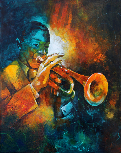 The Art of Marianne Morris: Jazz Legends: Louis Armstrong