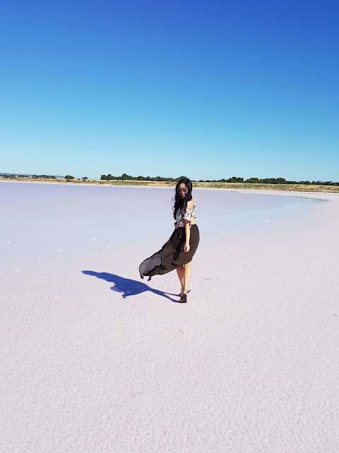 Lake Bumbunga, South Australia - THE PINK LAKE - Jeannie in a Bottle