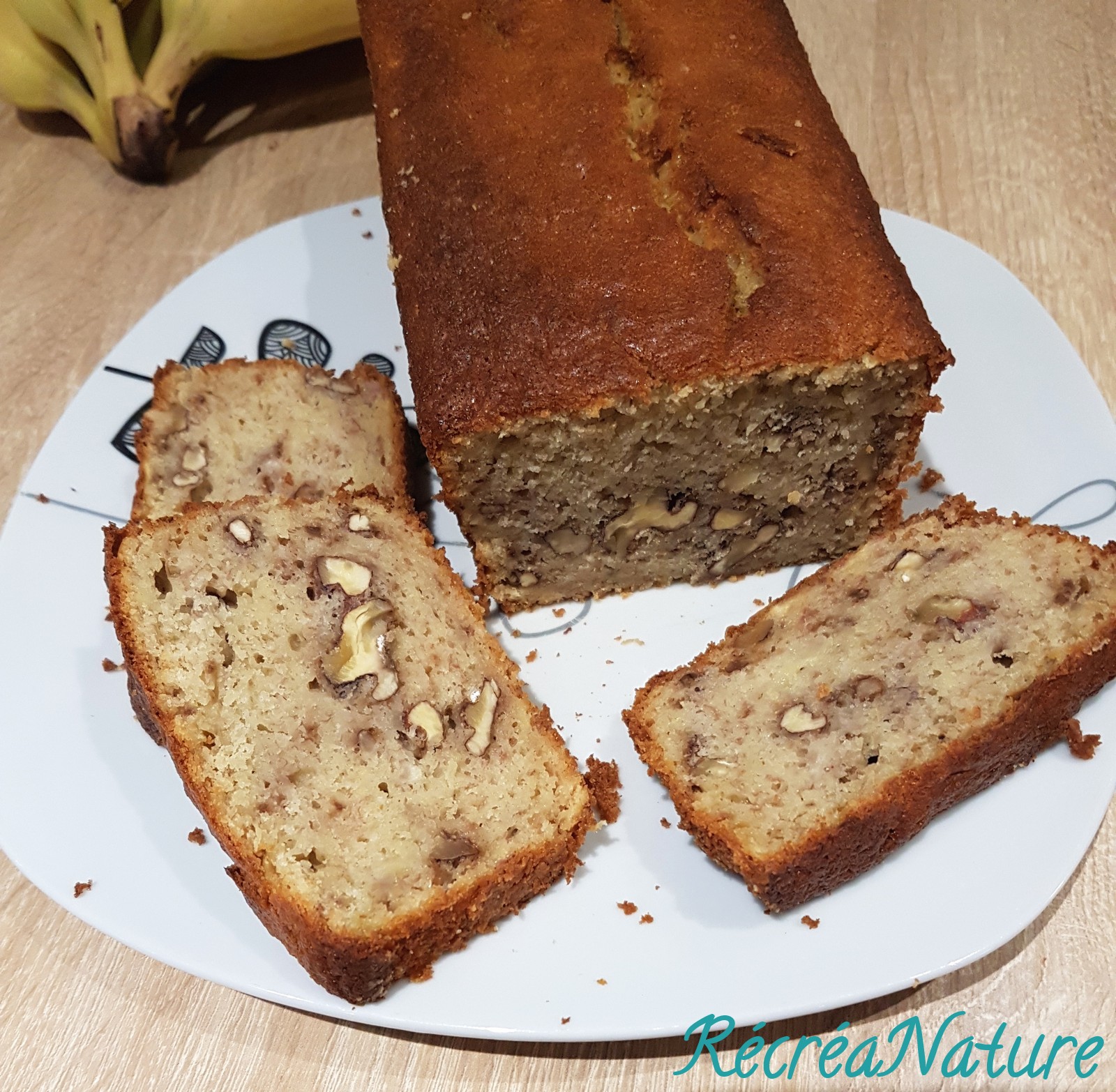 Cake Très Moelleux aux Bananes et aux Noix {Banana Bread}
