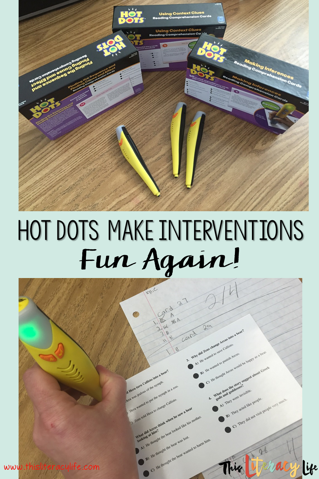 Hot Dots Make Interventions Fun Again! | This Literacy Life