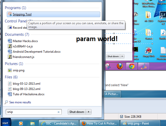 Snipping tool to word - wearewqp