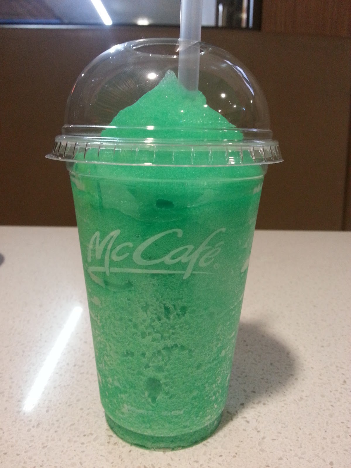 Junk Food Journal: McDonalds Mean Green Frozen Fanta
