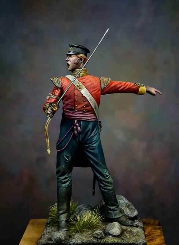 ER-Miniatures: Officer , Light Company, 44th Foot, Gandamak, 1842