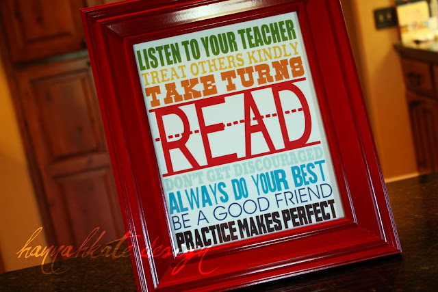 The Gaines Gang: Teacher Subway Art Gift