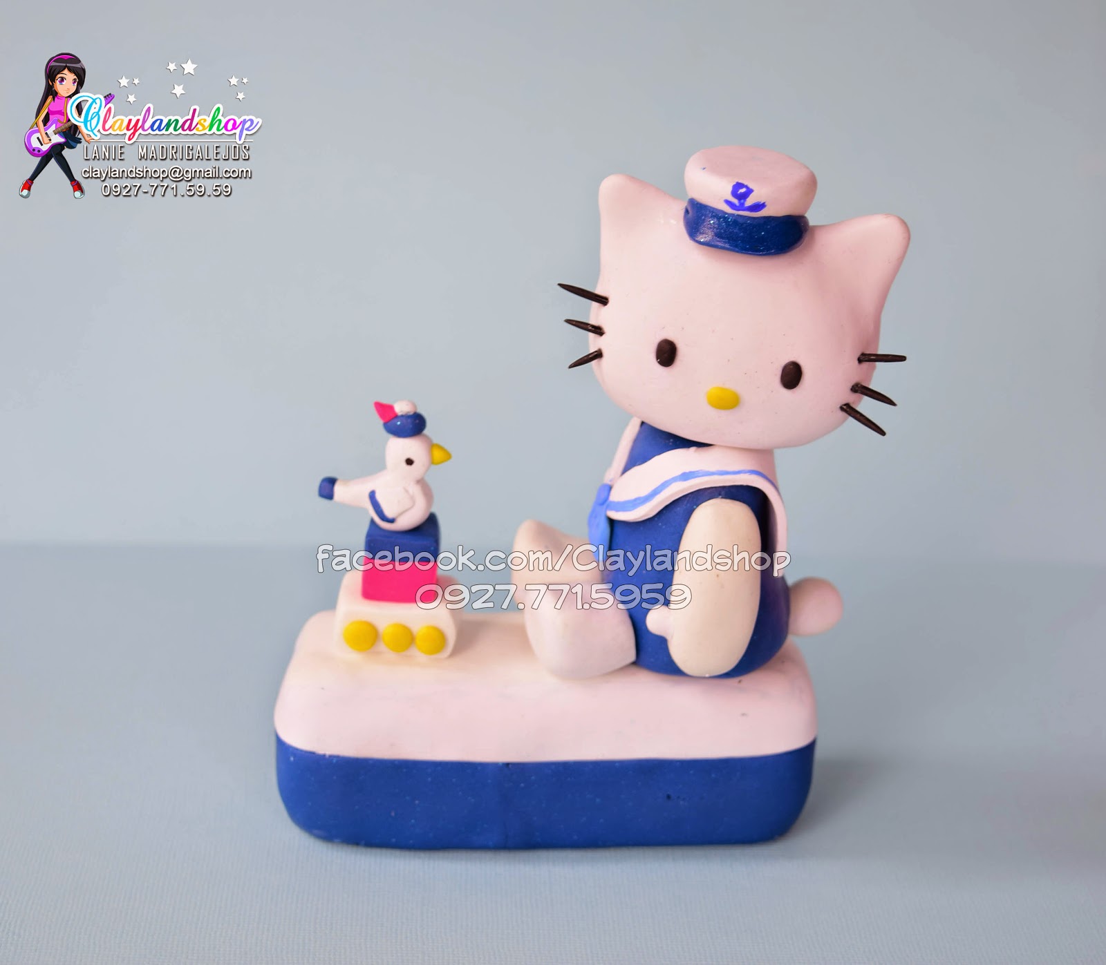 Clayland Souvenir Shop: Polymer Clay Dear Daniel Cake topper