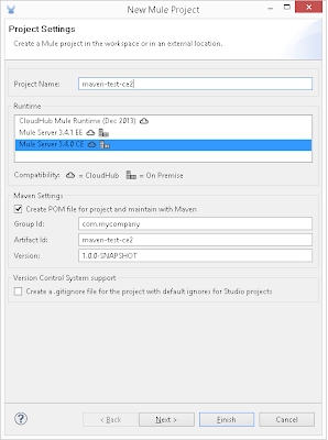 Maven build fails for Mule project