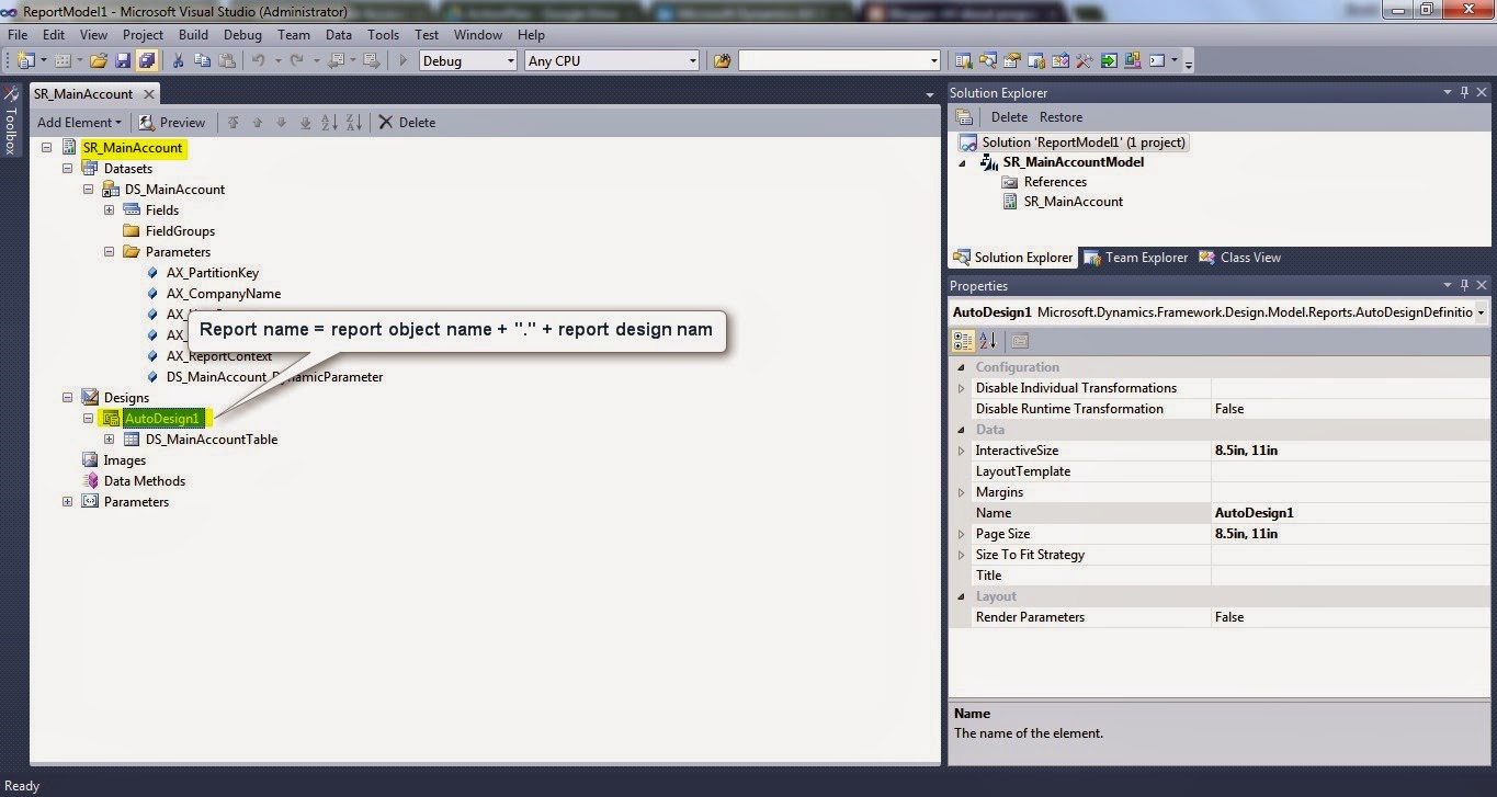 David Tsang's Blog: Run SSRS report from code in AX2012 R3