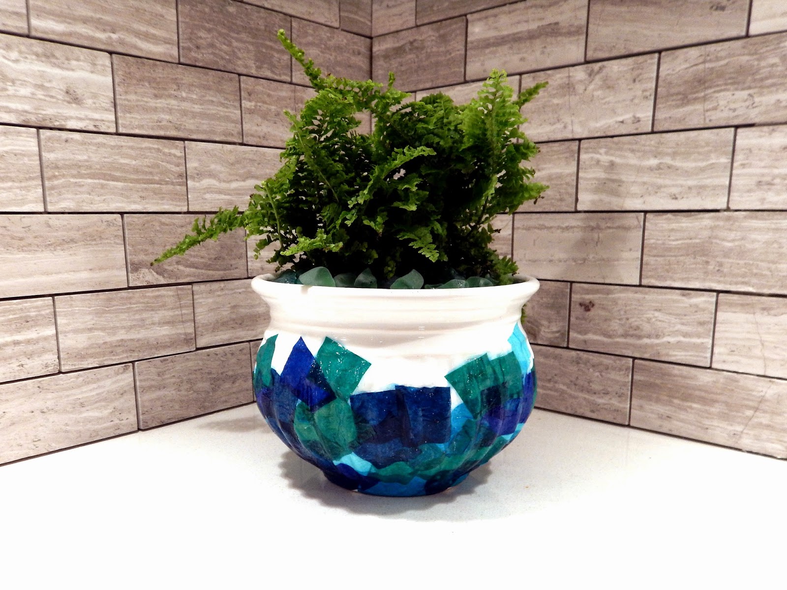 Fresh Coat of Paint: DIY Stained Glass Planter