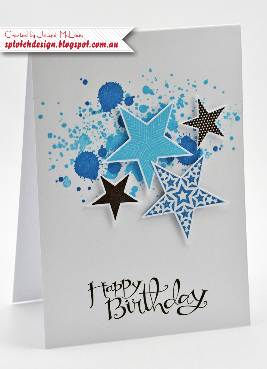 Splotch Design - Adding ink to paper!: Great Birthday Cards for Boys