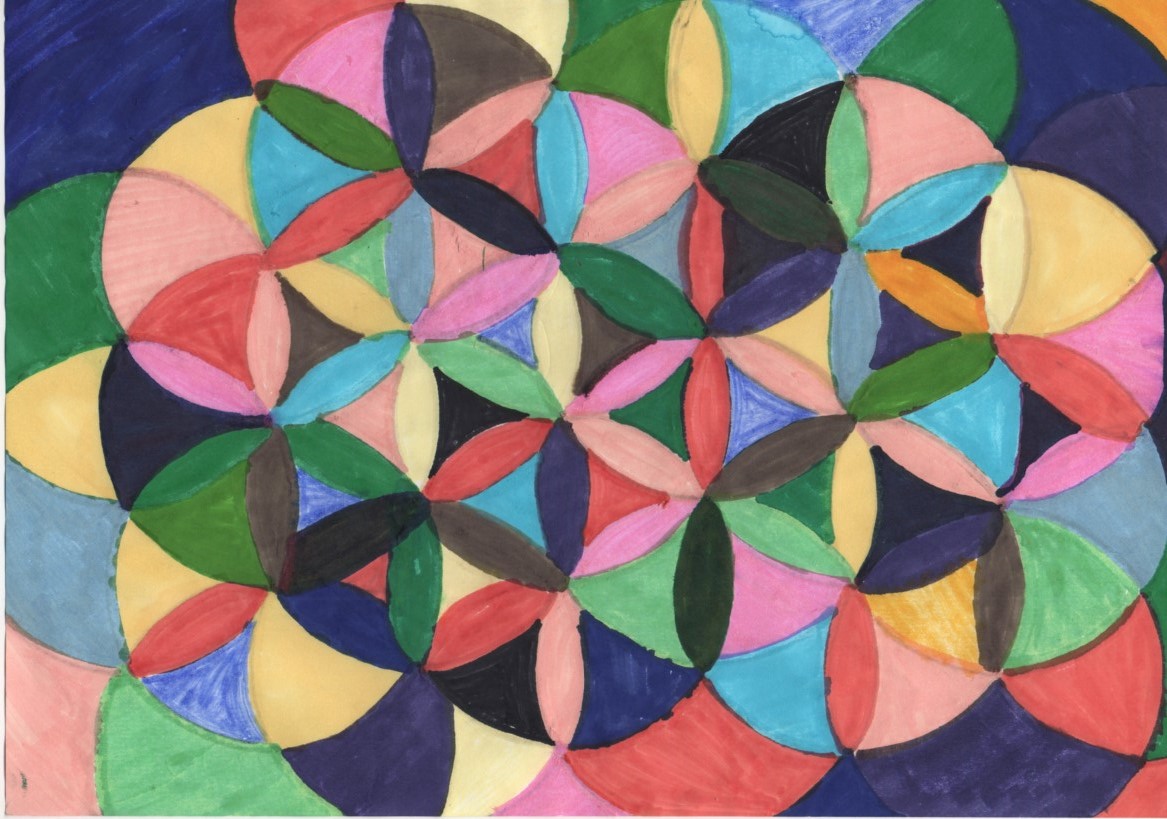 6º C. CURSO 2015/2016: DIBUJOS CON COMPÁS. GISELA