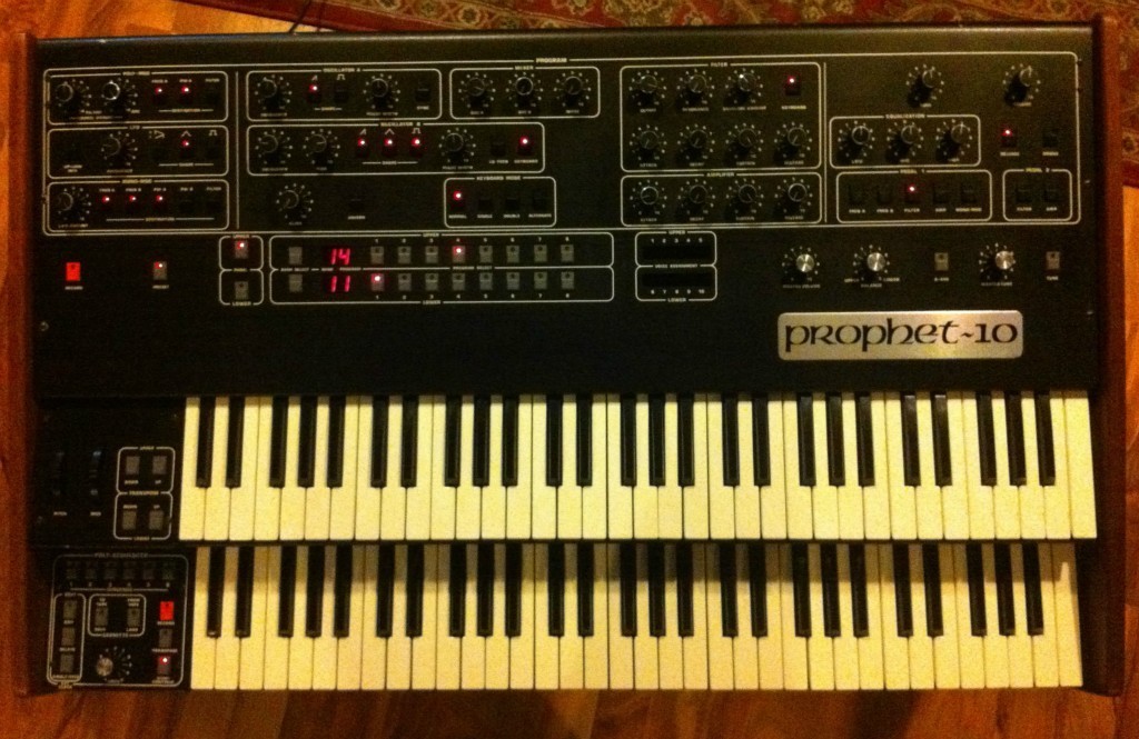 MATRIXSYNTH: "Mint" Sequential Circuits Prophet 10 SN 0174